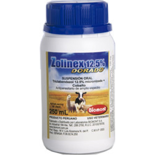 ZOLINEX 12.5% DORADO X 250ML